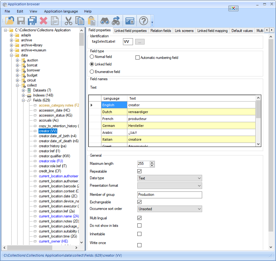 Field level help: Help View, Field properties and Tooltip