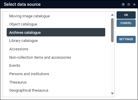 Archives: how to accession and catalogue archival material