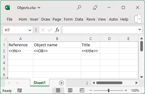How to create a Word or Excel template